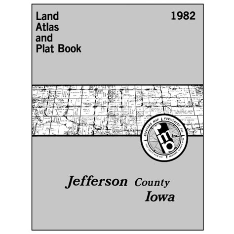 Iowa Jefferson County Plat Map And Gis Rockford Map Publishers