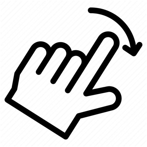 Rotate Hand Hands And Gestures Sign Icon Download On Iconfinder