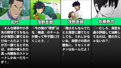 メジャーの名言比較ランキングまとめ（努力 チームワーク） Youtube