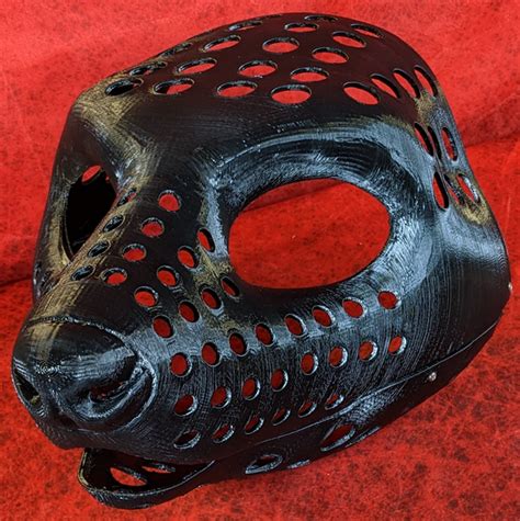 Gender Neutral Skunk Static Jaw Head Base Variant 1 Fuzzbutt Fursuits