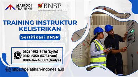 Training Inspektur Kelistrikan Sertifikasi Bnsp