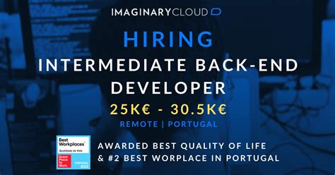 imaginary cloud on linkedin imaginary cloud hiring intermediate back