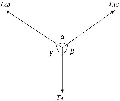 A K G Flowerpot Hangs From Wires As Shown Below Find The Tension In Wires A B And A C