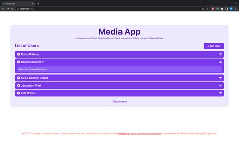 GitHub Ghmasood AsyncThunk Media Practice Redux Async Thunk