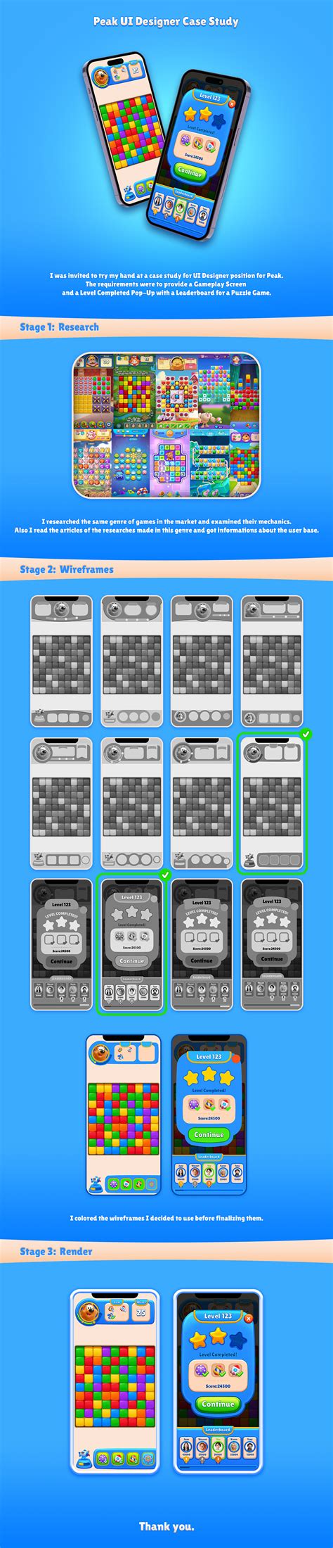 casual game ui on behance