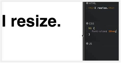 viewport sized typography css3 has some new values for sizing things