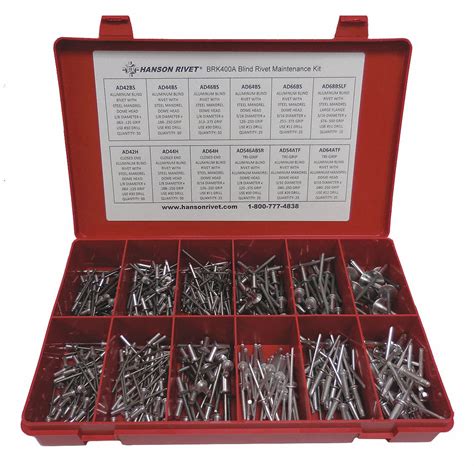 Assortment Dome Blind Rivet 166m83 Brk400a Grainger
