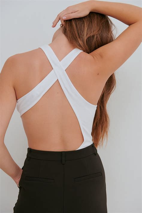 Recycled Lace Detail Crepe Singlet Black Na