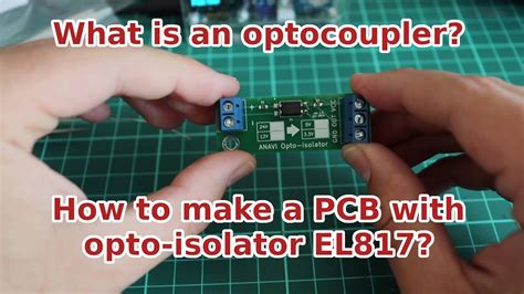 what is an optocoupler how to make a pcb with opto isolator el817 youtube