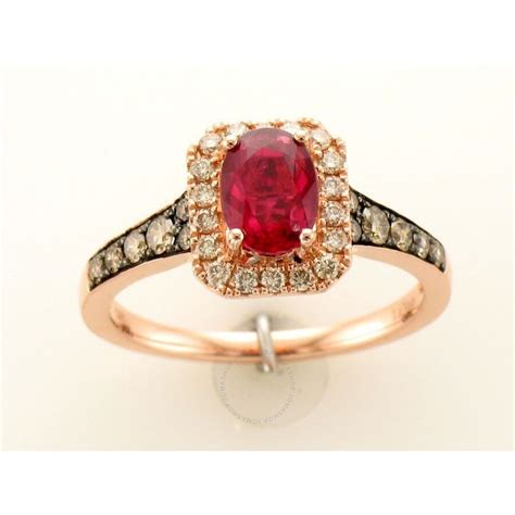 Le Vian Ladies Passion Ruby Rings Set In 14k Strawberry Gold Wjpt 8s6