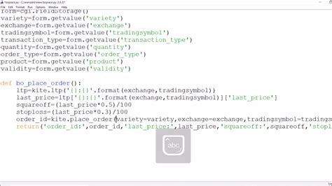 Gui Algotrading Dashboard Kiteconnect30 Python Cgi Programming P4