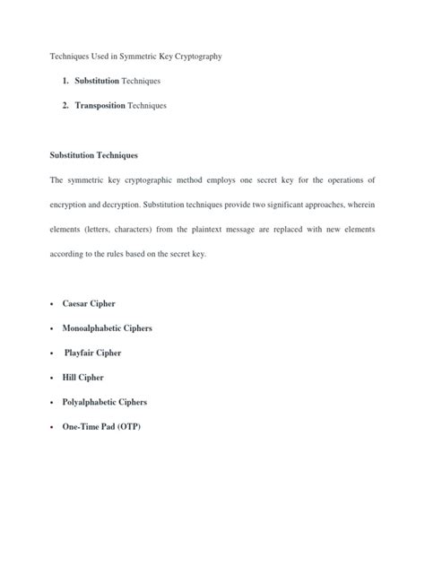 Cryptography Module 1 Part 2 Notes Pdf Cipher Cryptography