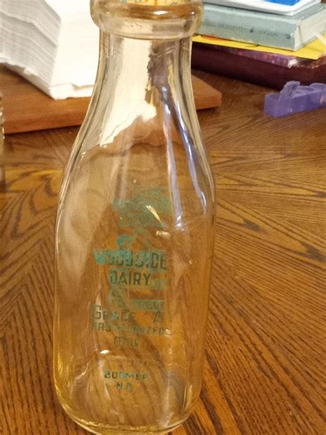 Woodside Dairy Vintage Glass Milk Bottle Boomer Nc 4584523005