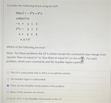 solved consider the following linear program