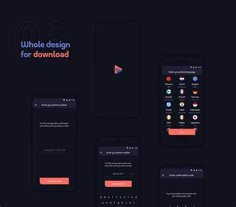 Free Design Template For Android On Behance