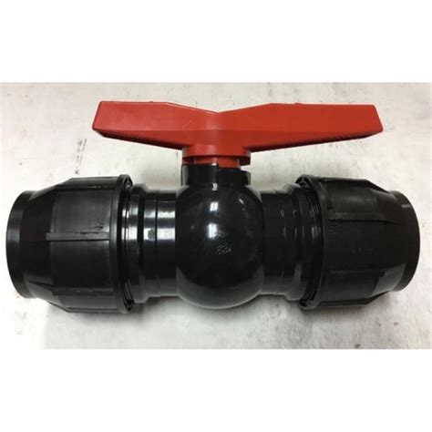 Poly Hdpe Pp Ball Valve Stop Cock Stop Tap Ball Valve Compression Ball
