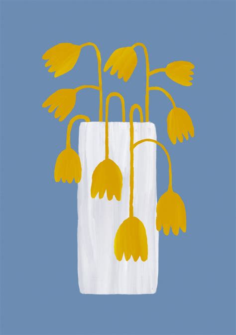 Retro Vase Orara Studio Als Kunstdruck Oder Gemälde