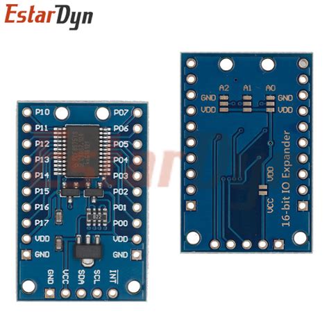 pcf8575โมดูลขยาย io พอร์ต expander board dc 2 5 5 5v i2c การควบคุมการสื่อสาร16พอร์ต io สำหรับ