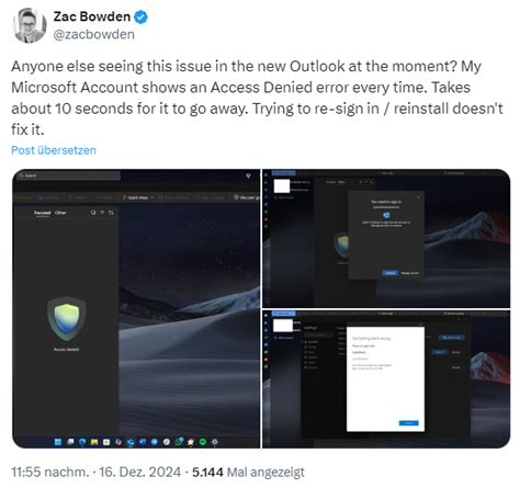 New Outlook App Drops Login Error 0x80049dd3 Borns Tech And Windows