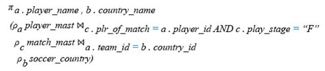 SQL Exercises On Soccer Database Find The Player Who Was Selected For