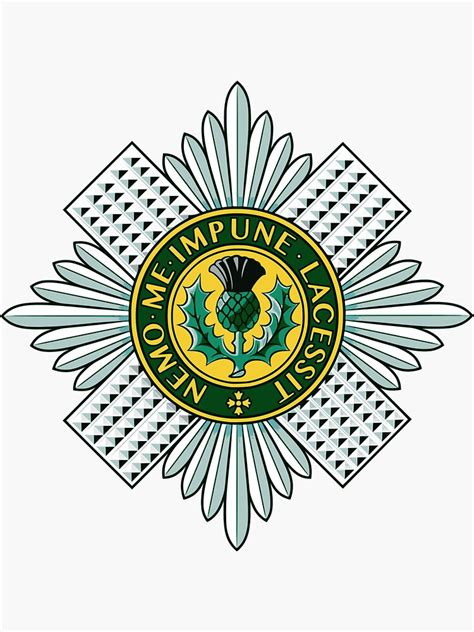 Scots Guards Uk Sticker For Sale By Wordwidesymbols Redbubble