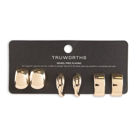Pack Hoop Earrings Truworths