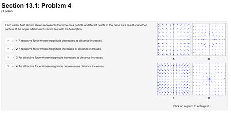 Solved Section 13 1 Problem 4 1 Point Each Vector Field