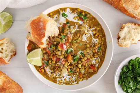 Mung Bean Curry Green Moong Dal Recipe Plant Based Jess