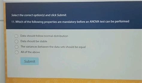 Select The Correct Option S And Click Submit Studyx