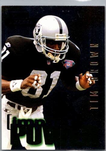 1995 Skybox Impact Ip13 Tim Brown Impact Power Ebay