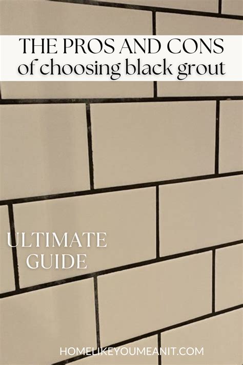 The Pros And Cons Of Choosing Black Grout White Bathroom Tiles Black
