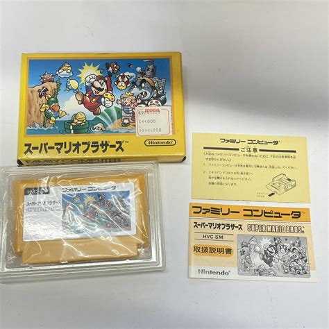 Yahooオークション 美品 スーパーマリオブラザーズ 箱・説明書付き