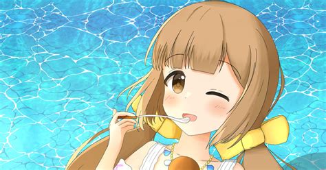 アイドルマスターシンデレラガールズ 水着よしのん ことふぉのイラスト Pixiv