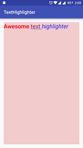 GitHub Nakshay TextHighlighter TextHighlighter Is A Simple Android