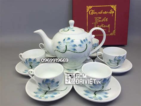 Ấm chén men khử cao cấp Gốm Đại Việt