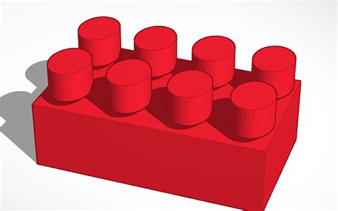 3d Design Lego Brick Tinkercad