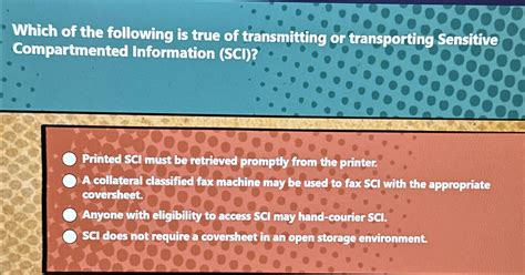 Solved Which Of The Following Is True Of Transmitting Or