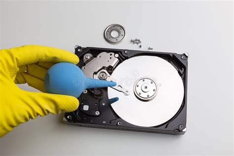Disassembly Process Of An External Hard Drive In Details Stock Photo Image Of Information