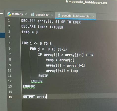 For 971822 Comp Science Is This An Acceptable Pseudocode For Linear
