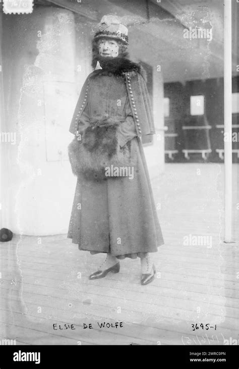 Elsie De Wolfe Photograph Shows Interior Decorator And Actress Elsie
