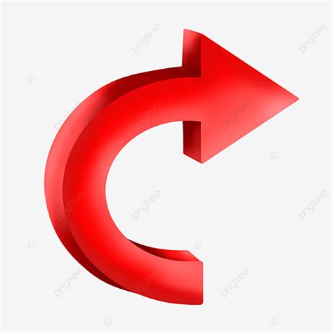 곡선 빨간색 화살표 일러스트 클립 아트 구부러진 화살 붉은 화살 화살 Png 일러스트 및 Psd 이미지 무료 다운로드 Pngtree