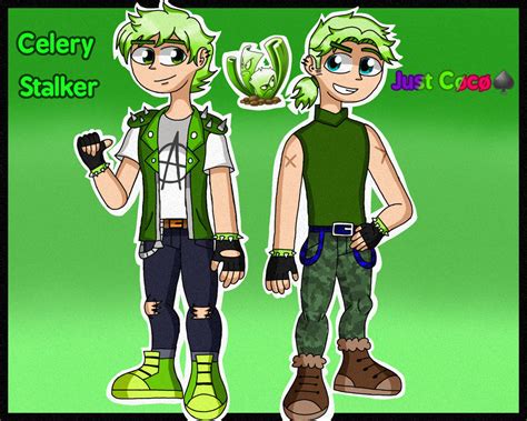 Plants Vs Zombies 2 Humanized Celery Stalker By Justcoco238916 On
