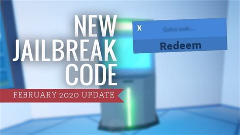 NEW CODE IN JAILBREAK UPDATE February Update YouTube