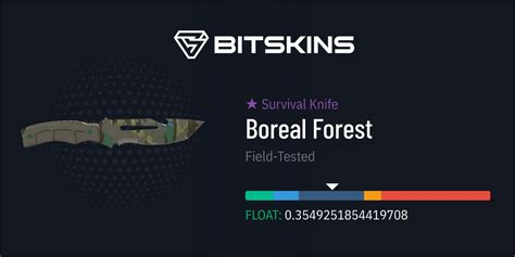 Survival Knife Boreal Forest Field Tested Cs2 Item Buy Now On