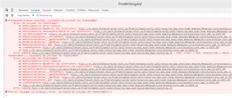 Javascript Angular2 Error In Electron App No Provider For
