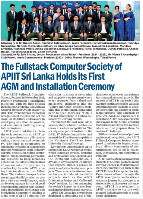 Apiit Higher Education Institution In Sri Lanka