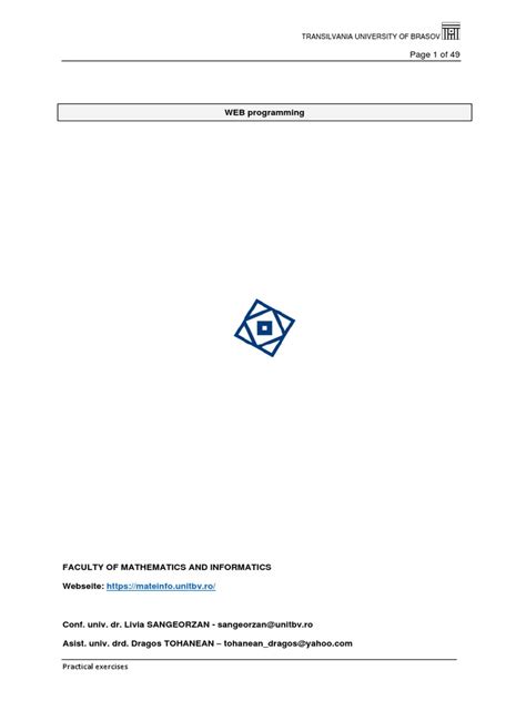 web 2022 2023 practical exercises pdf html html element