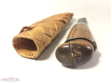 Финский нож в берестяных ножнах, окопное творчество, puukko (торги ...