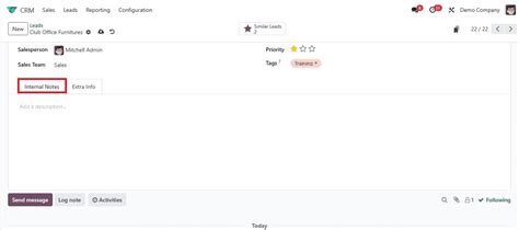 How To Create A Lead In Odoo 17 Crm