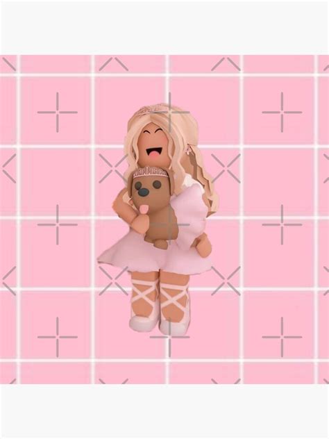 Blonde Roblox Girl Sticker For Sale By Morganmickleco Redbubble